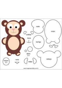 Molde macaco desenho - Dicas e opções para imprimir