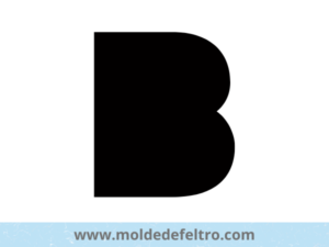 Moldes da Letra B para Imprimir - Veja opções