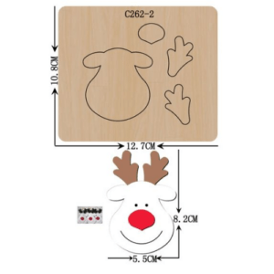 Molde de rena para imprimir: Modelos fofos para você!